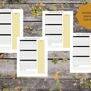 Life Planner, Printable With 3 Different Cover Page Options. Included ...