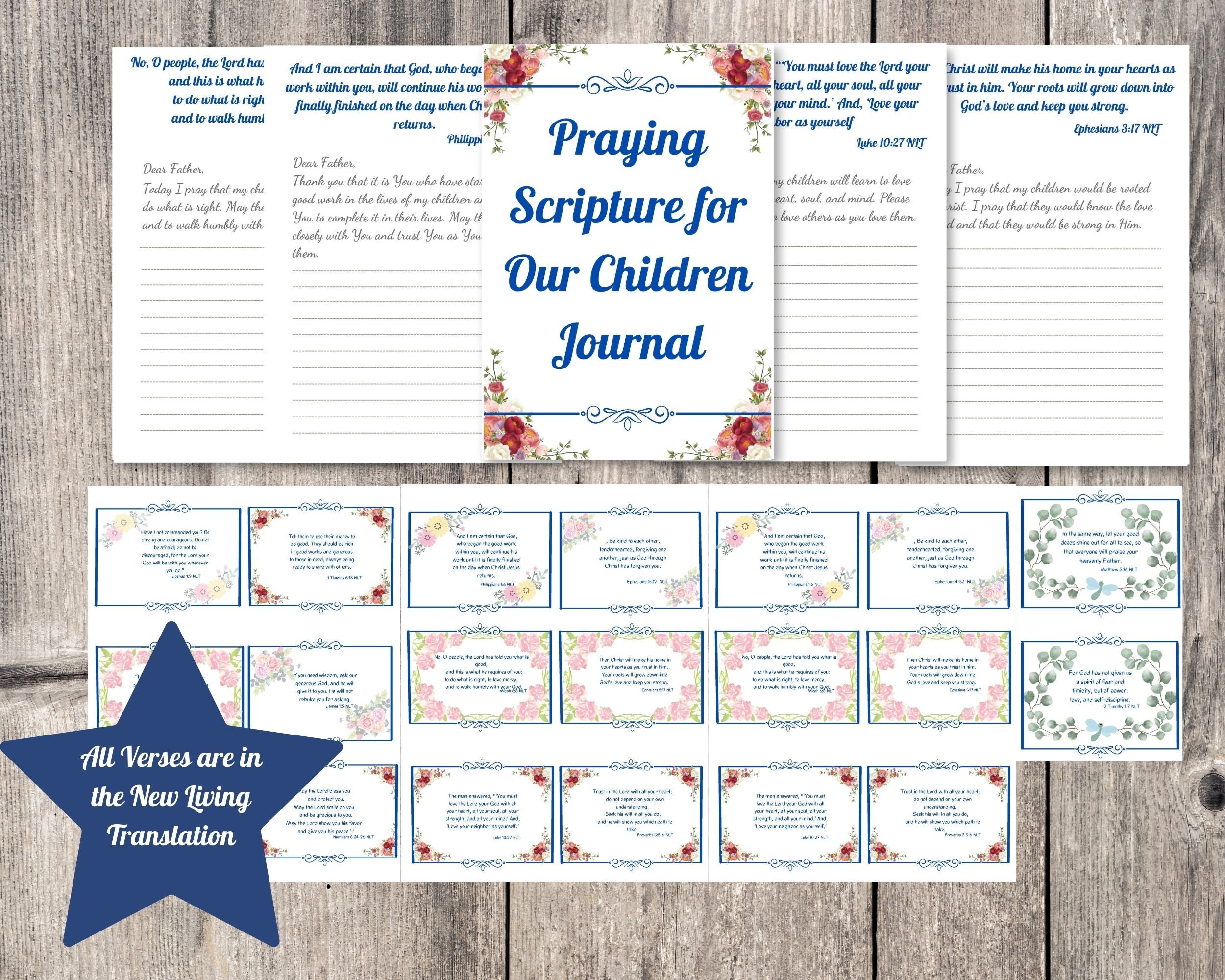 Praying Scripture Bundle for Moms, Printable Praying Scripture for Our ...