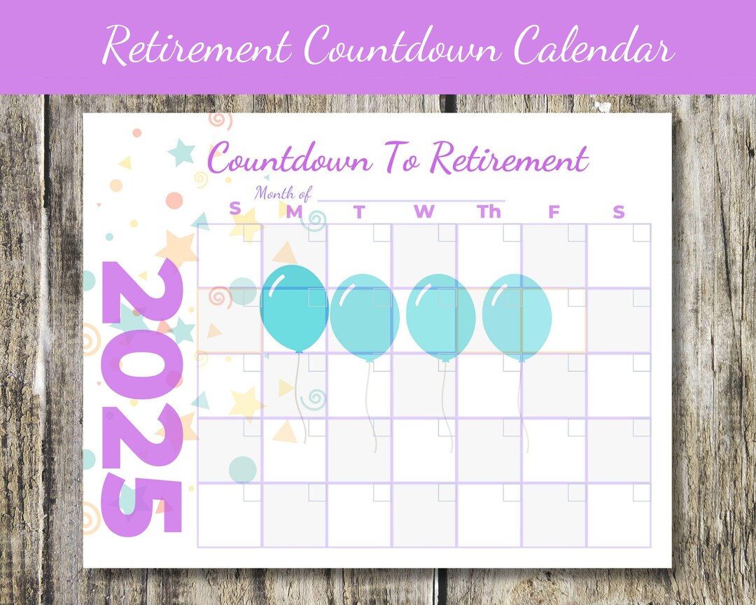 Family Fun Vacation Countdown Calendar, Printable Vacation Countdown ...