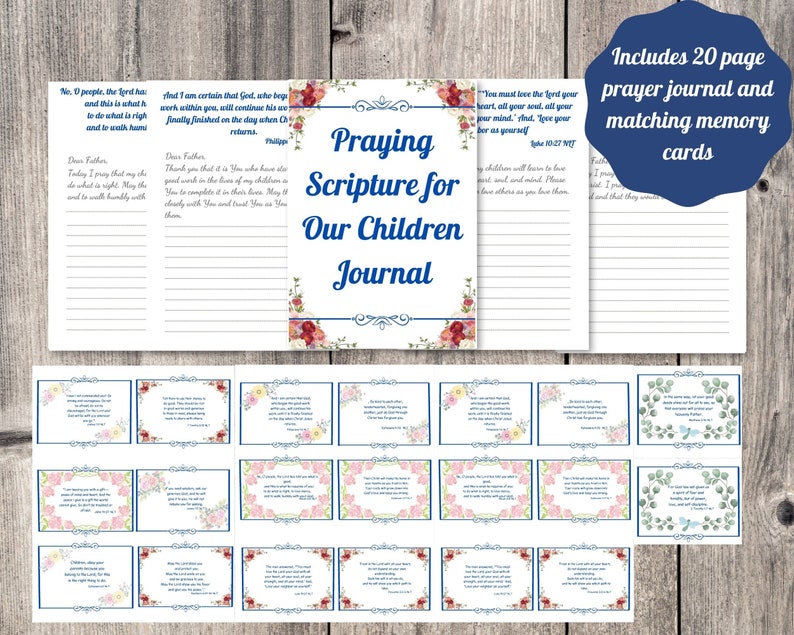 Praying Scripture Bundle for Moms, Printable Praying Scripture for Our ...