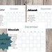 Names and Attributes of God Calendar, Printable 12 Month Calendar, Each ...