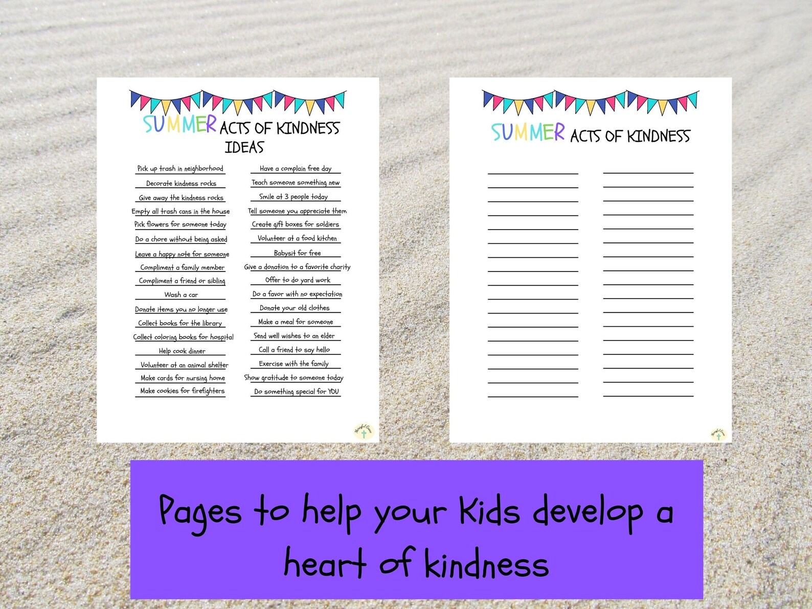 Kids Summer Planner, Printable Planner, Habit Tracker, Prayer Journal ...