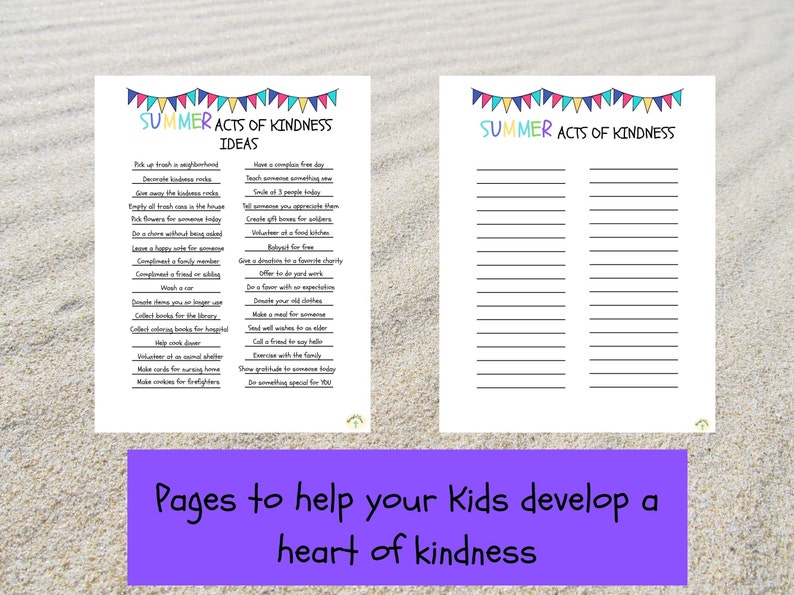 Kids Summer Planner, Printable Planner, Habit Tracker, Prayer Journal ...