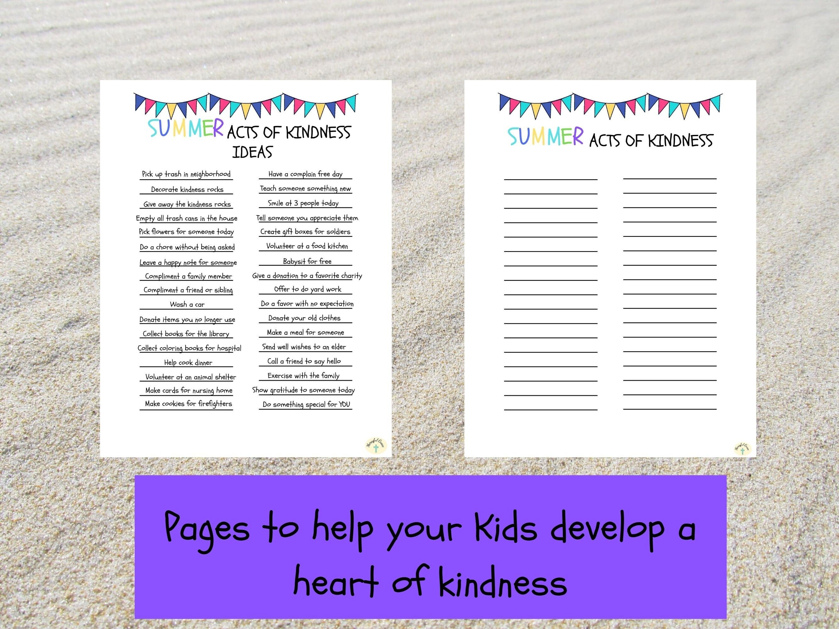 Kids Summer Planner, Printable Planner, Habit Tracker, Prayer Journal ...