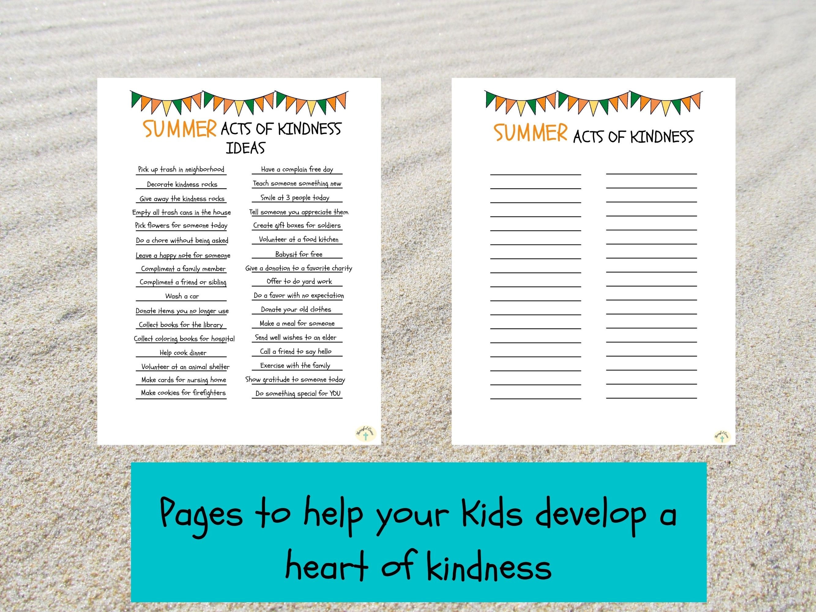 Kids Summer Planner, Printable Planner, Fitness Tracker, Prayer Journal ...