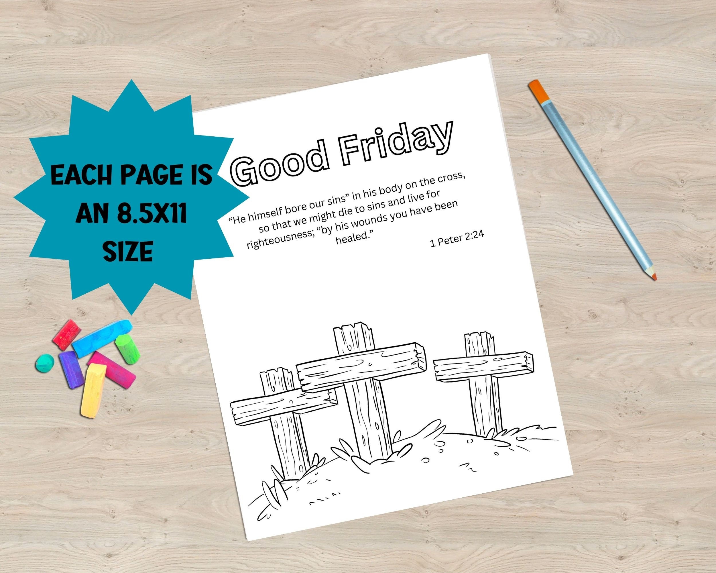 Easter Story Coloring Pages, Printable Easter Coloring Pages, Cute ...