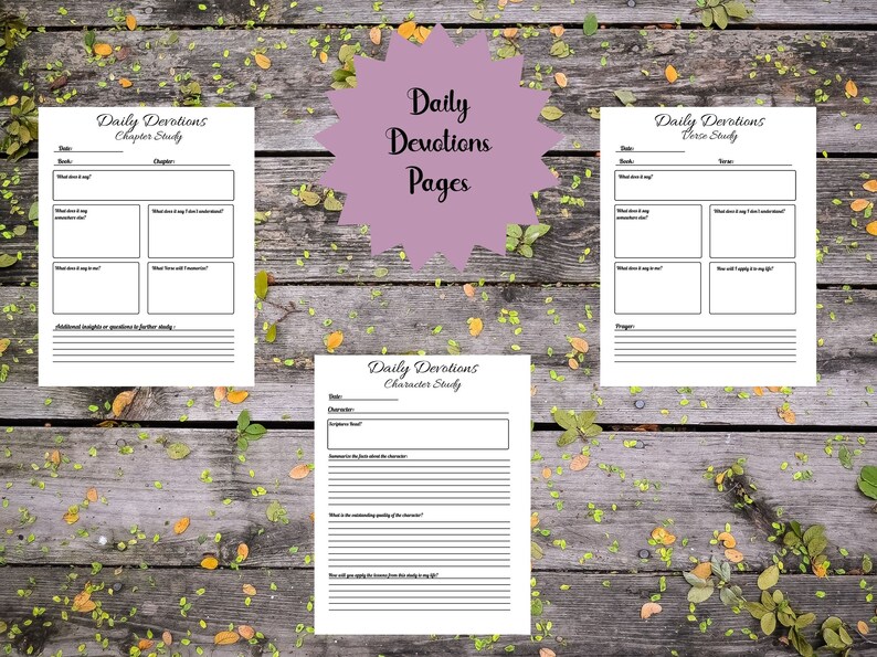 Great Printable Bible Study Planner Contains Names of God Monthly ...