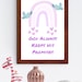 Boho Rainbow Nursery Art, God Keeps Promises Quote (PDF & JPG) - Etsy