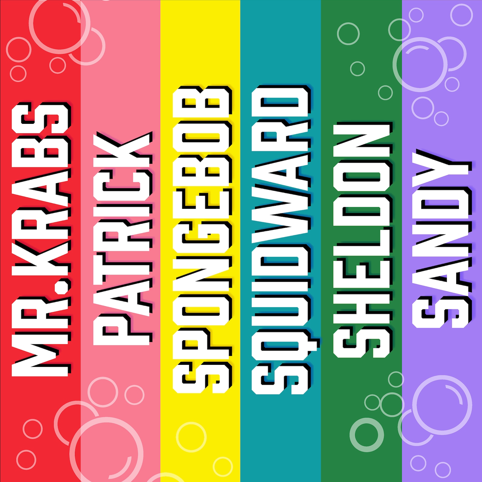 Spongebob Color Palette Digital Download Pdf Jpg Png - Etsy