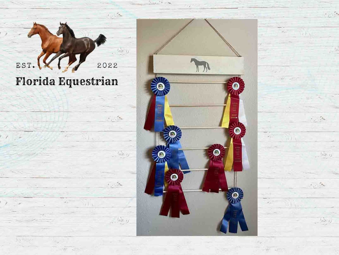 Equestrian Ribbon Display Rack - Etsy
