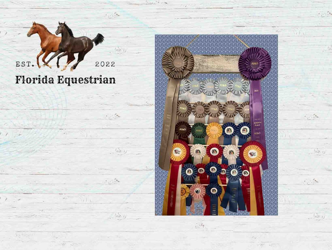 Equestrian Ribbon Display Rack - Etsy