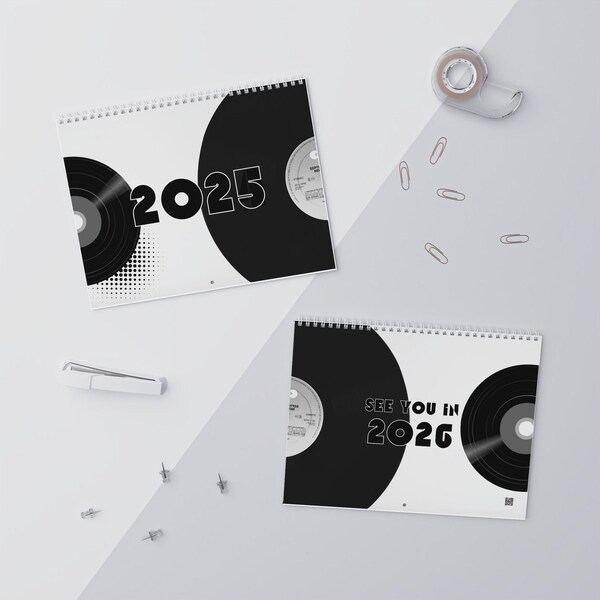 Vinyl Calendar - Etsy