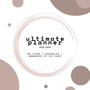 Ultimate Planner Self Care Planner Digital Journal Vision - Etsy