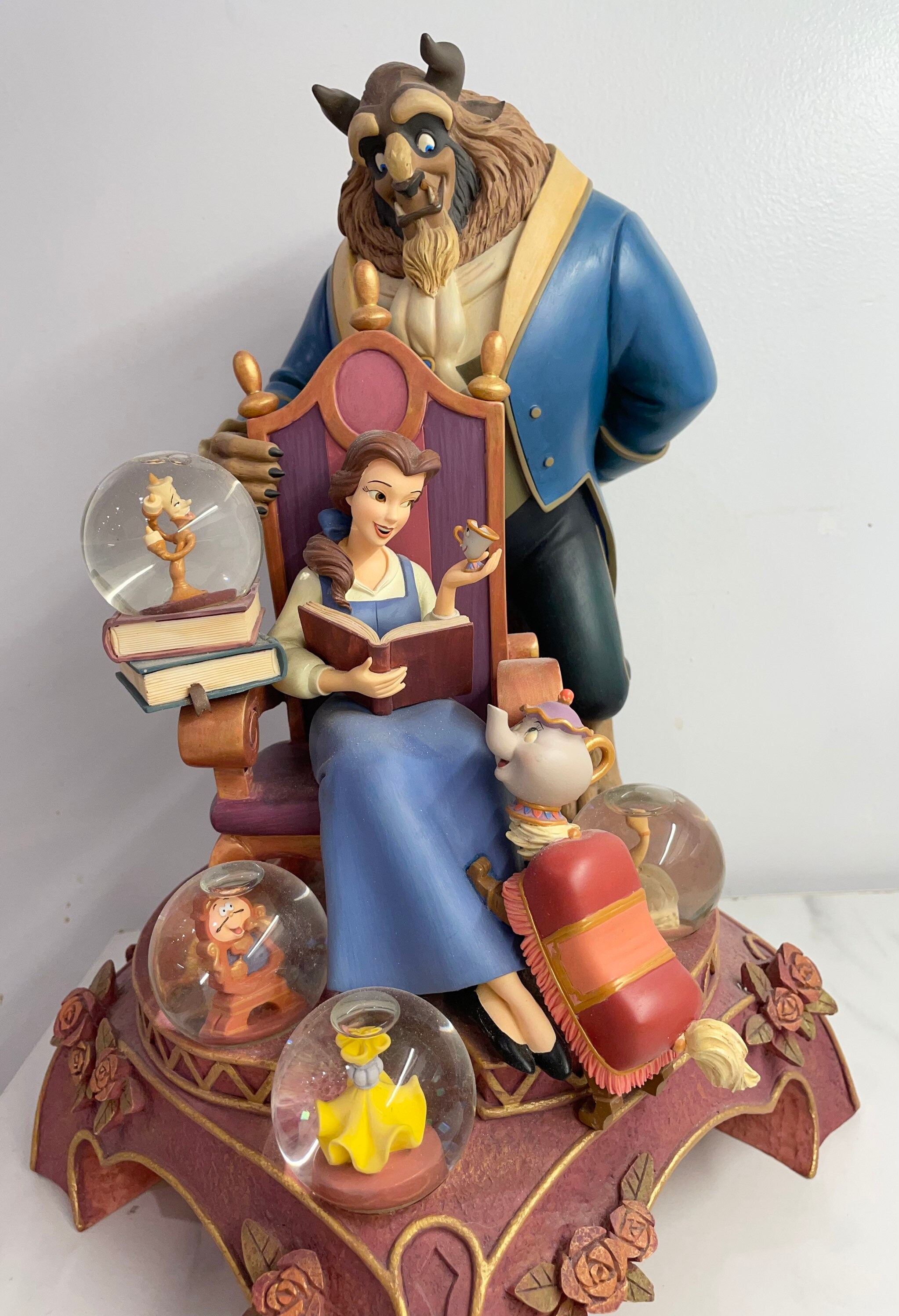 Beauty and the Beast 10th Year Commemorative Snow Globe