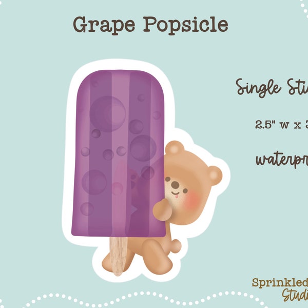 Grape Popsicle - Etsy