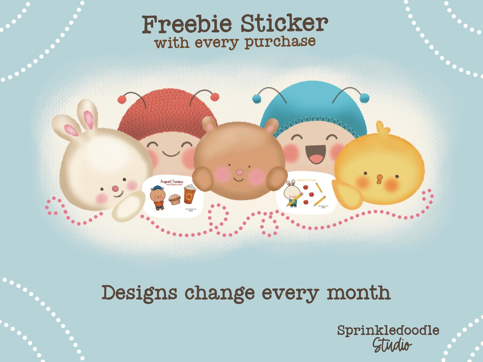 Gingiebration Sticker Gift Tags Cute Gingerbread Holiday, Christmas ...