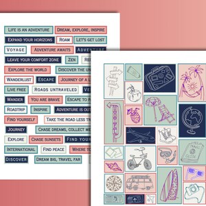 Travel Vision Board Kit - Etsy