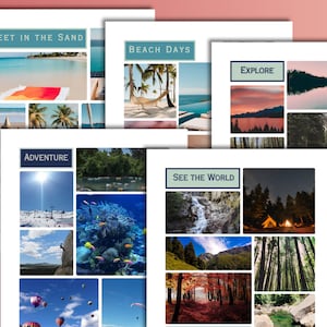 Travel Vision Board Kit - Etsy