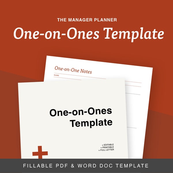 One on One Template - Etsy