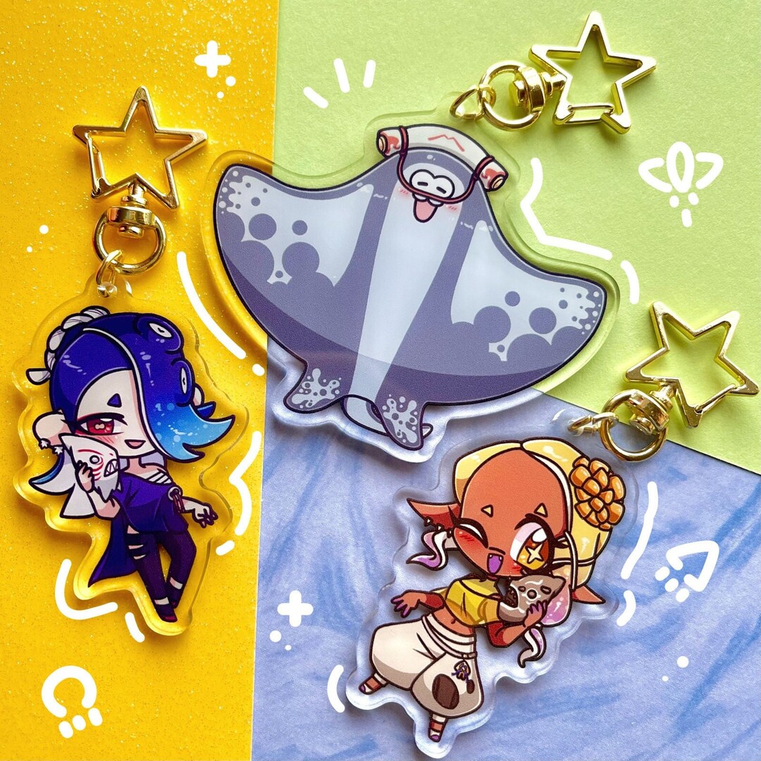 Splatoon Idol Character Charms Double Sided Acrylic - Etsy