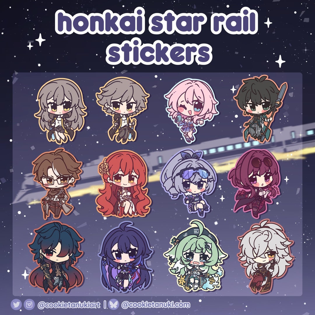 Assorted Honkai Star Rail Stickers || Waterproof Vinyl - Etsy