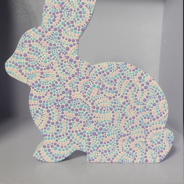 Bunny Dot Art - Etsy