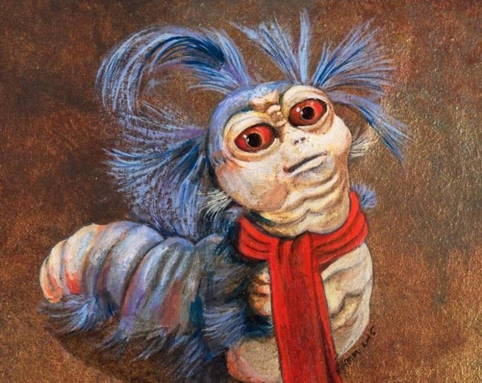 Special Commission for C. the Blue Worm From Jim Henson's Labyrinth ...