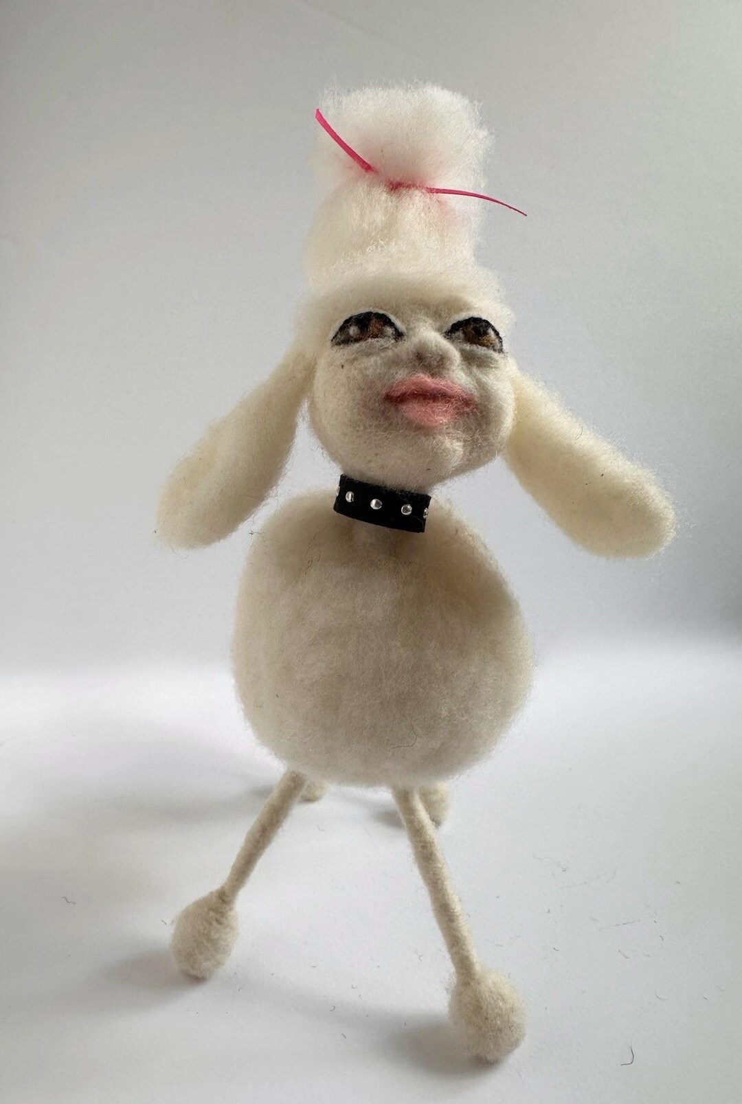 Poodle Lovers Fiber Sculpture. Wears a “poodle Skirt” and Groomed for ...