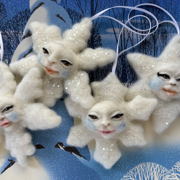 Needle Felted Ornaments - Etsy
