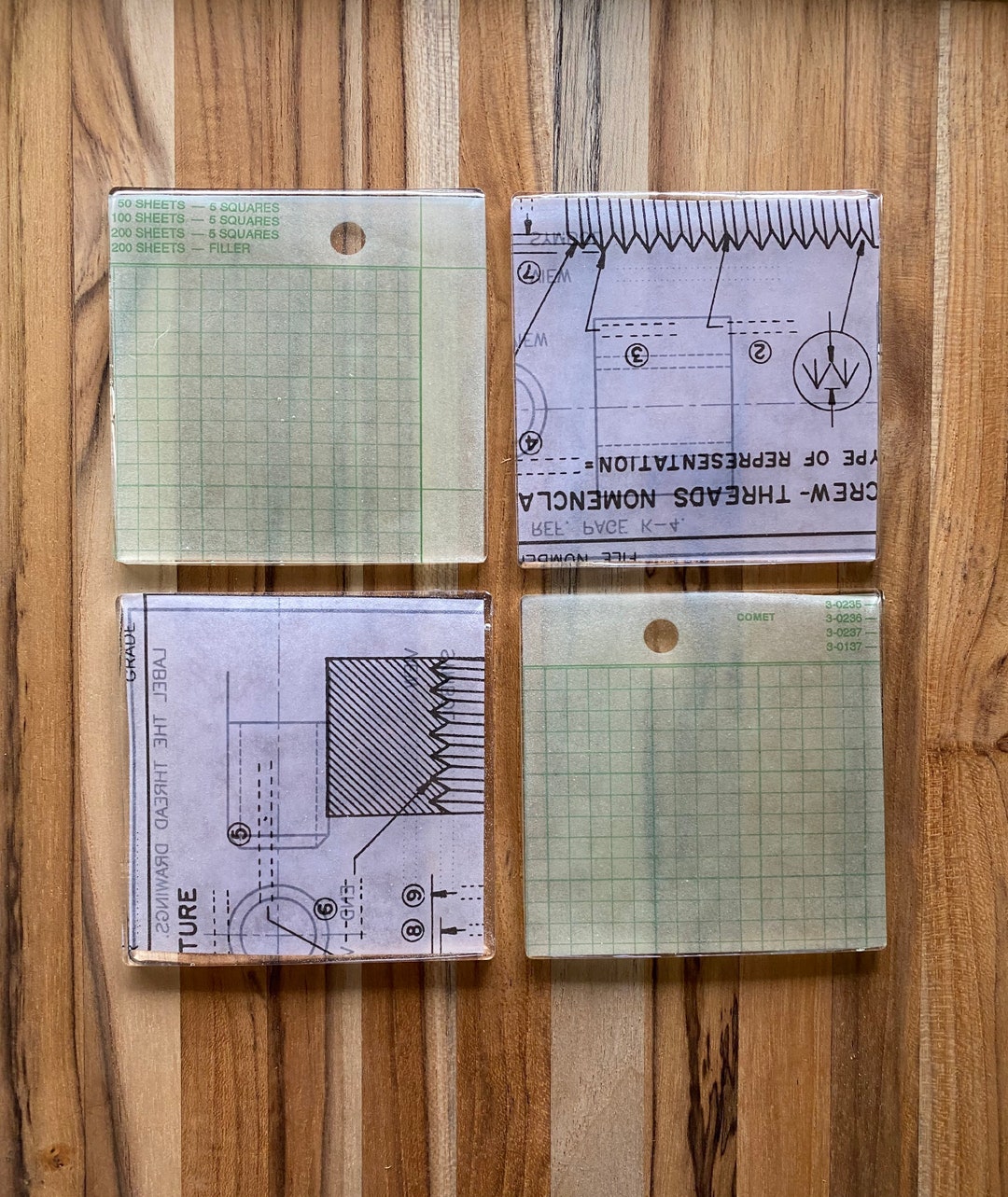 Nerdy Engineer Coasters, Gift for Engineers, Gifts for the Office - Etsy