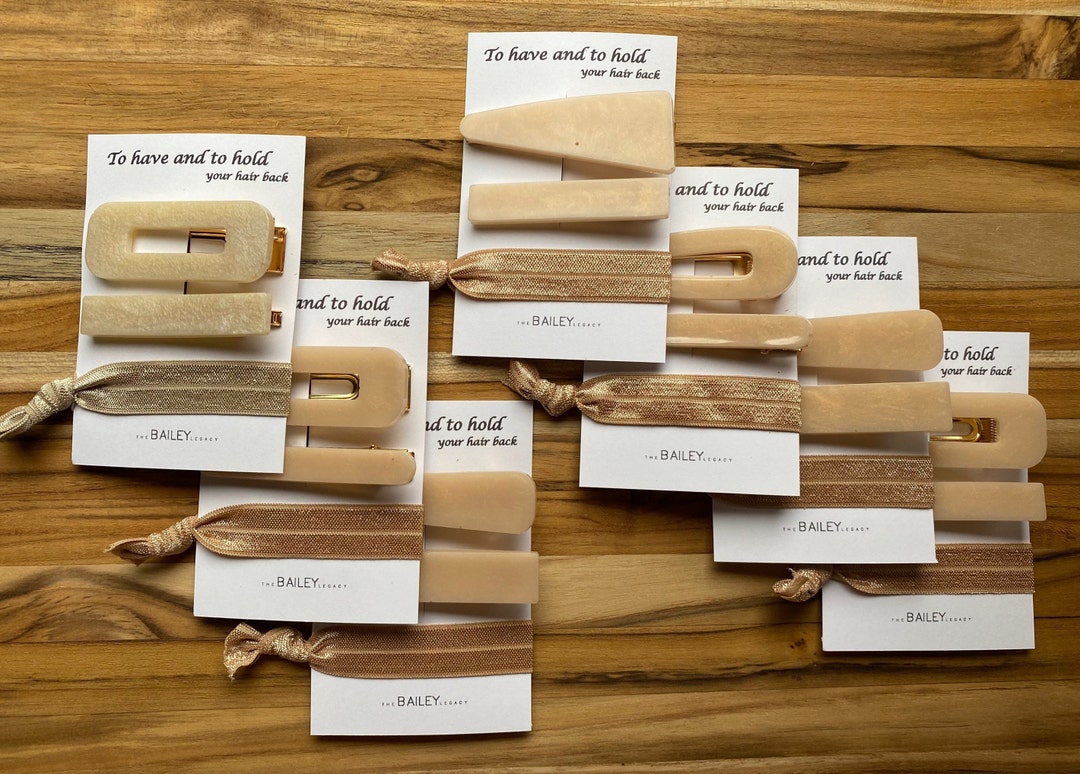 To Have and to Hold Your Hair Back, Hair Clip Set, Resin Hair Clips ...