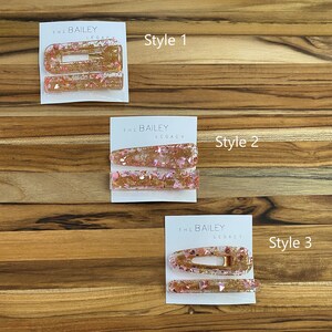To Have and to Hold Your Hair Back, Hair Clip Set, Resin Hair Clips ...