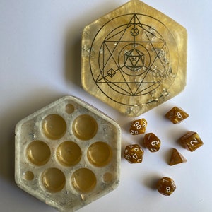 Custom Dice Holder/tray & Matching Dice Gift for Him Dnd - Etsy
