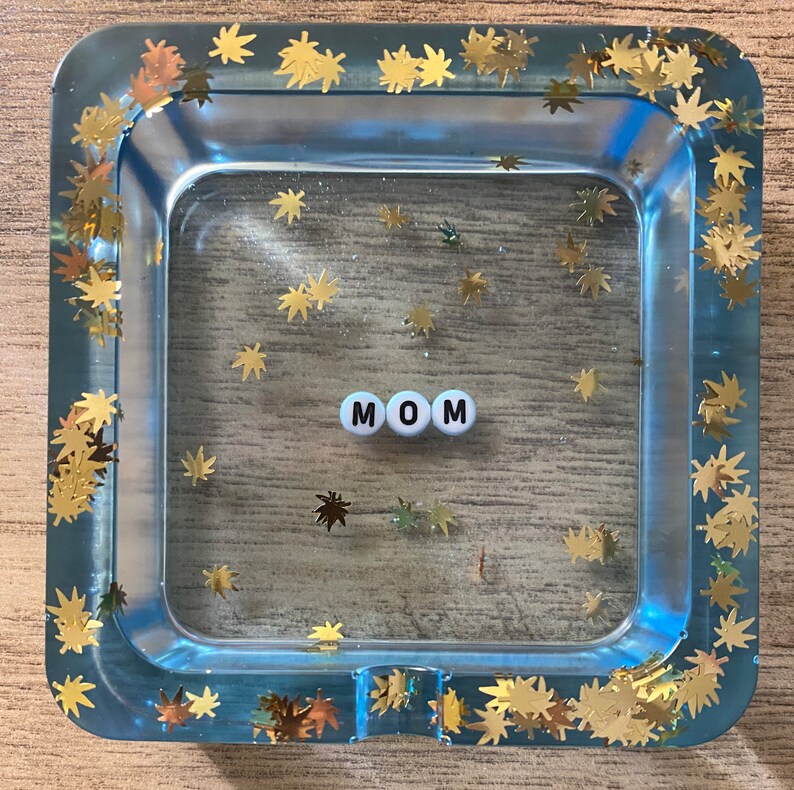 Customizable Ashtray Square Custom Wording & Coloring - Etsy