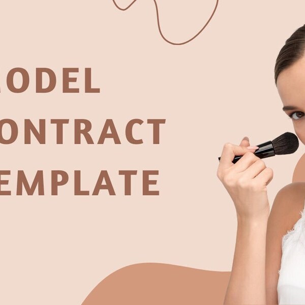 Model Agreement Template - Etsy