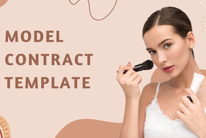 Model Contract Template - Etsy