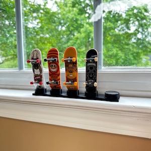 Fingerboard Mini Skateboard Stand Vertical Updated Design 3D Printed ...