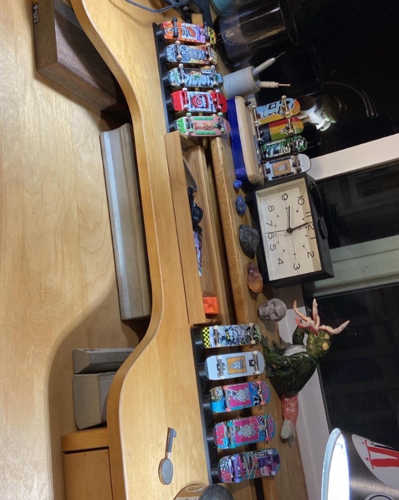 Fingerboard Mini Skateboard Stand Vertical Updated Design 3D Printed ...