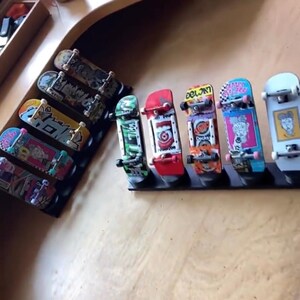 Fingerboard Mini Skateboard Stand Vertical Updated Design 3D Printed ...