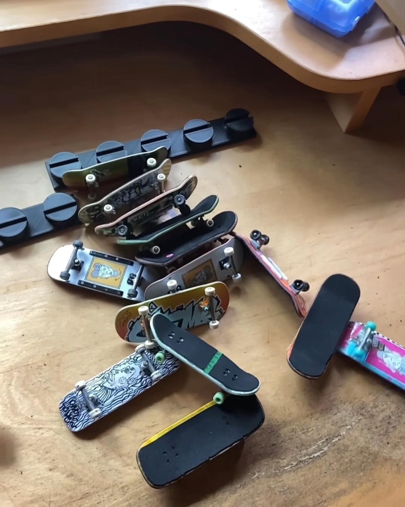 Fingerboard Mini Skateboard Stand Vertical Updated Design 3D Printed ...