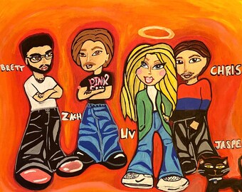 Custom Bratz Painting - Etsy