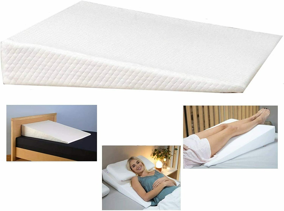 Orthopedic Bed Wedge Foam Back Support Bed Wedge Pillow & Acid GERD ...