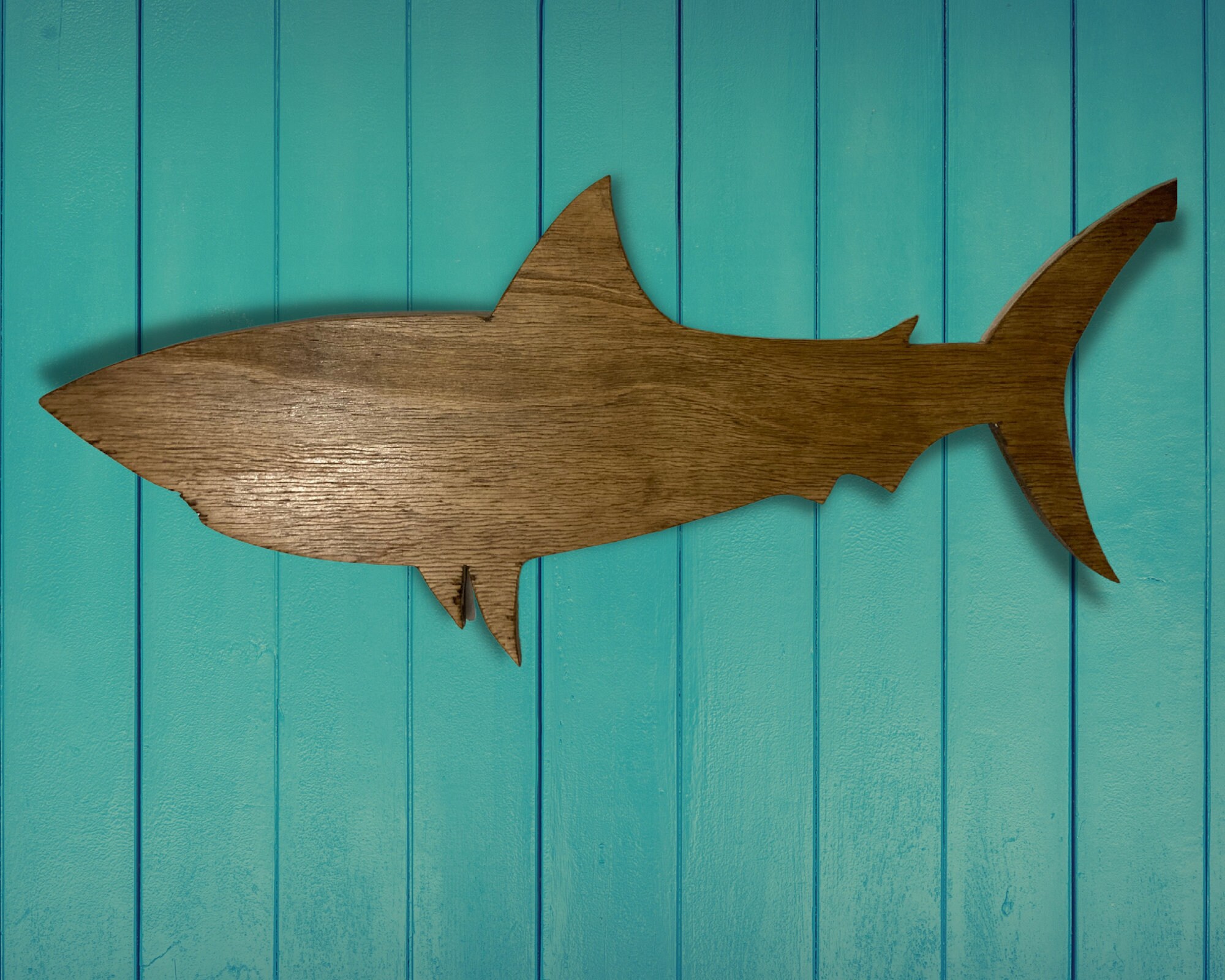 Shark Decor - Shark Wall Art - Ocean Wall Art - Wood Shark - Rustic ...