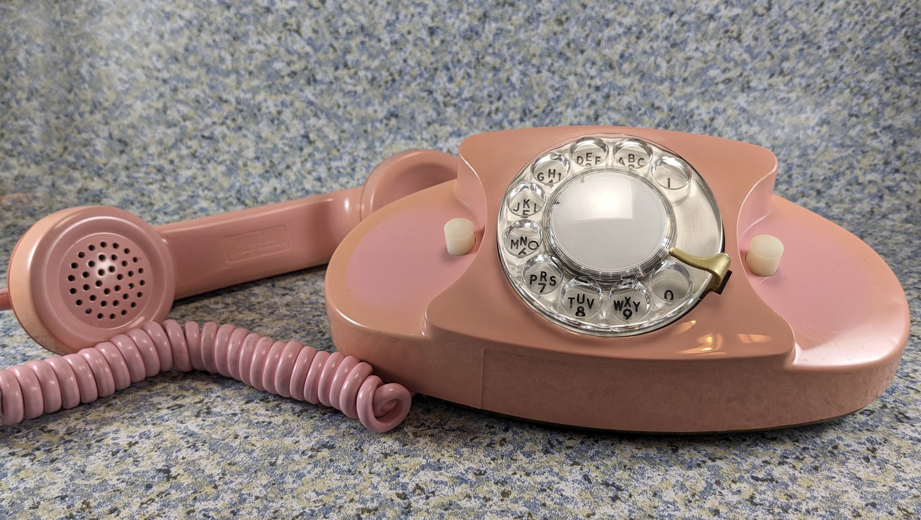 Working Pink Princess Rotary Dial Telephone Vintage Northern Electric ...