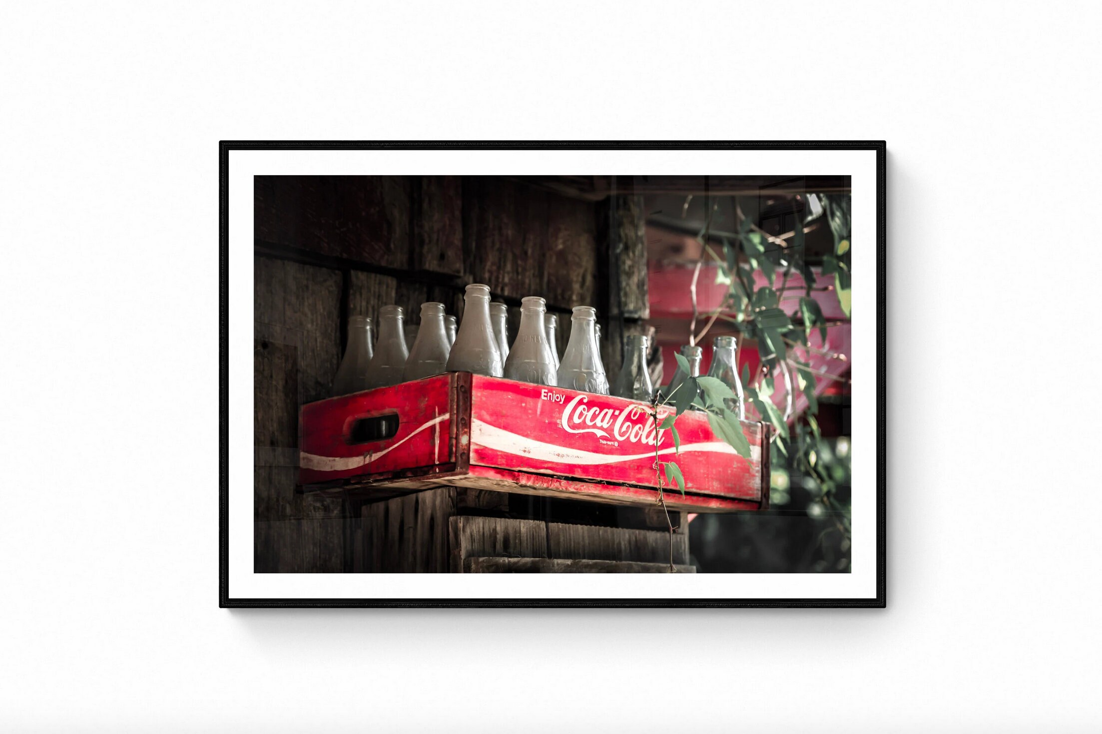 Coca Cola Bottles Photo on Canvas, Coca Cola, Canvas Wall, Coke Bottle ...