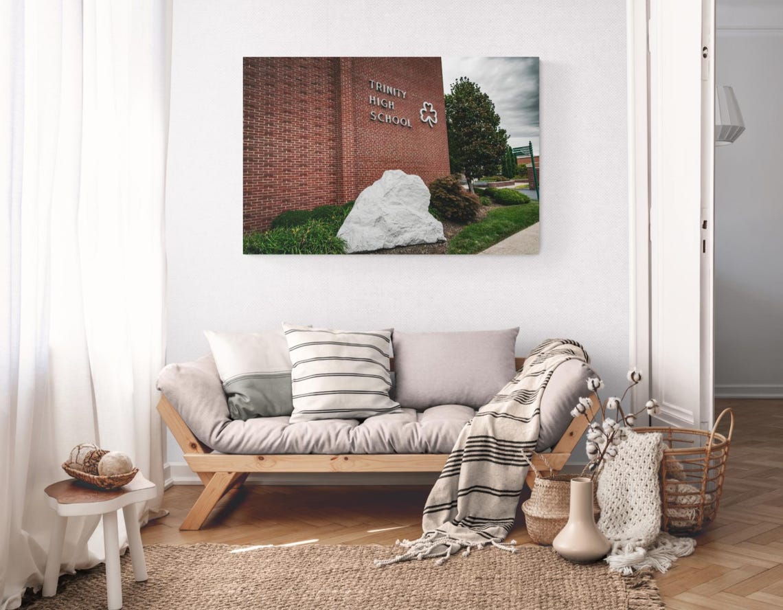 The ROCK at Trinity High School Canvas Print – Original Photography of ...