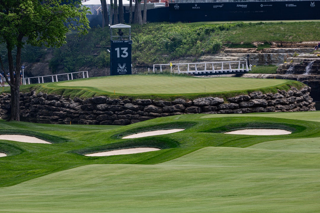 Valhalla Golf Club Hole 13 Canvas Print | Limestone Island Green PGA ...