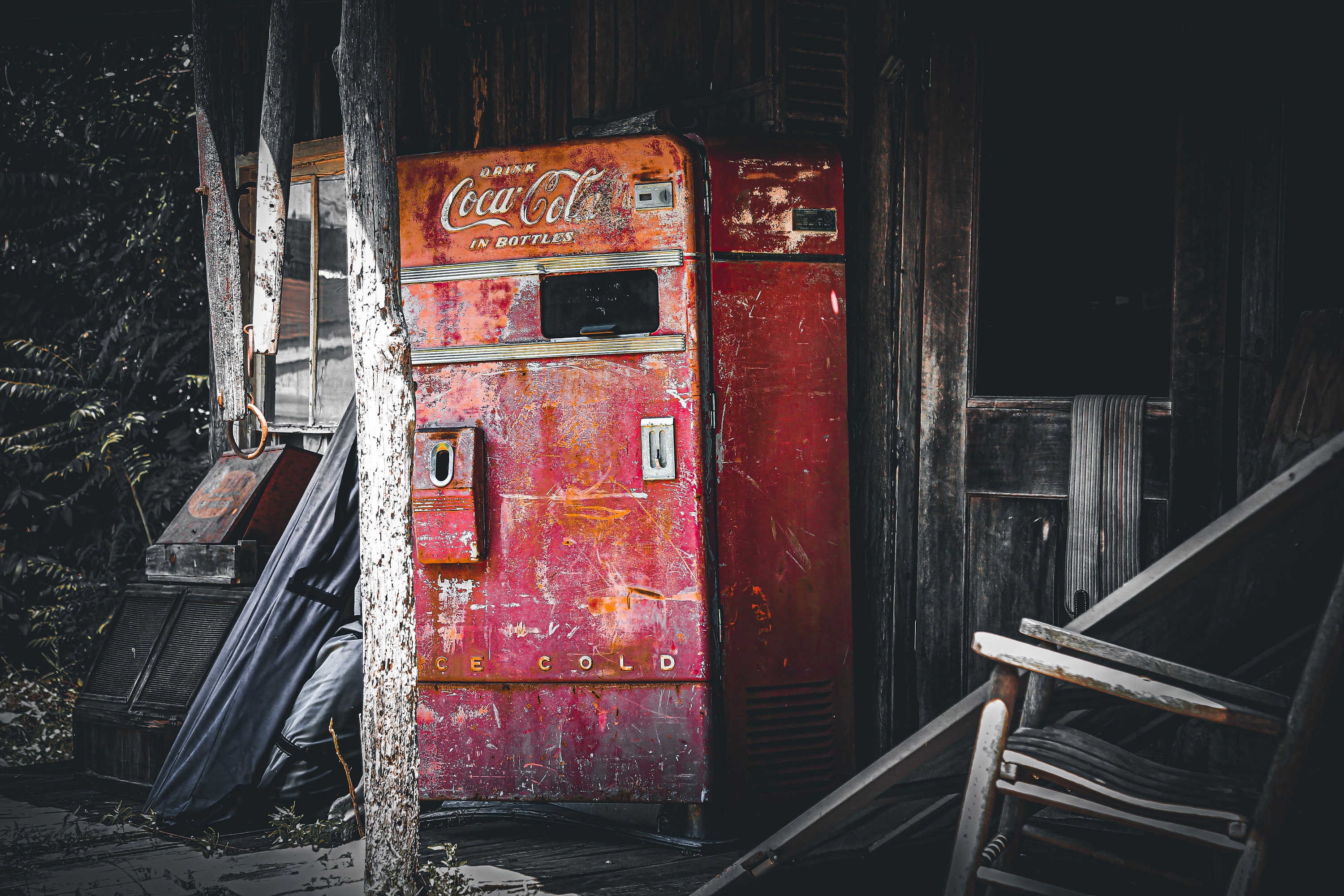 Vintage Coca Cola Machine Print on Canvas , Modern Wall Art, Canvas ...