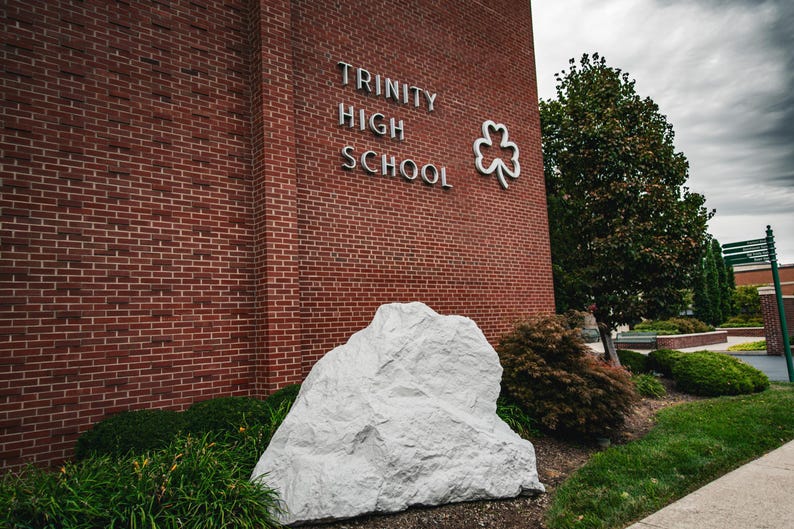 The ROCK at Trinity High School Canvas Print – Original Photography of ...