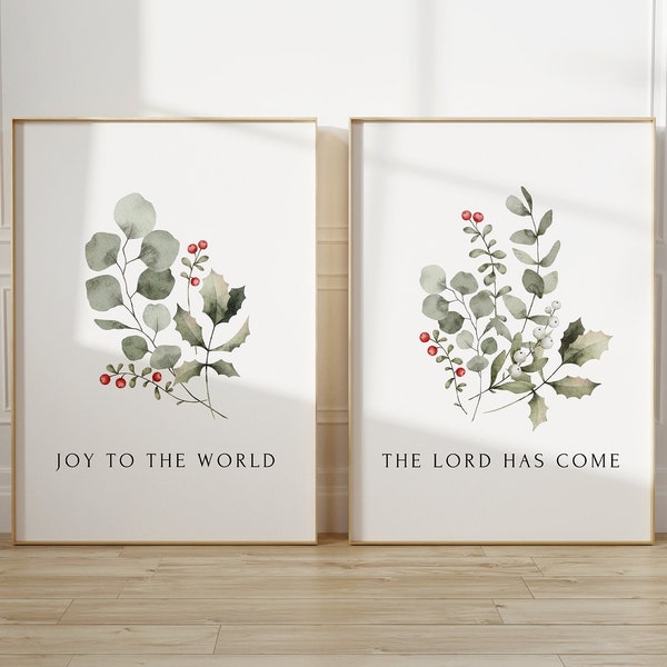Religious Christmas Poster - Etsy